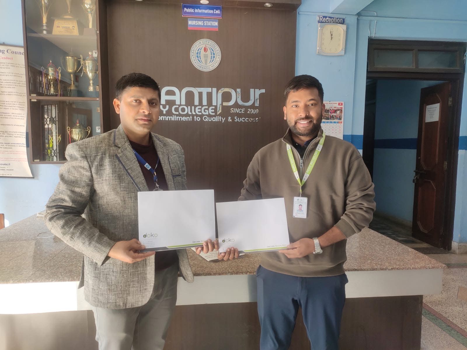 Kantipur City College Signs MoU with Doko Recyclers for Sustainable ...